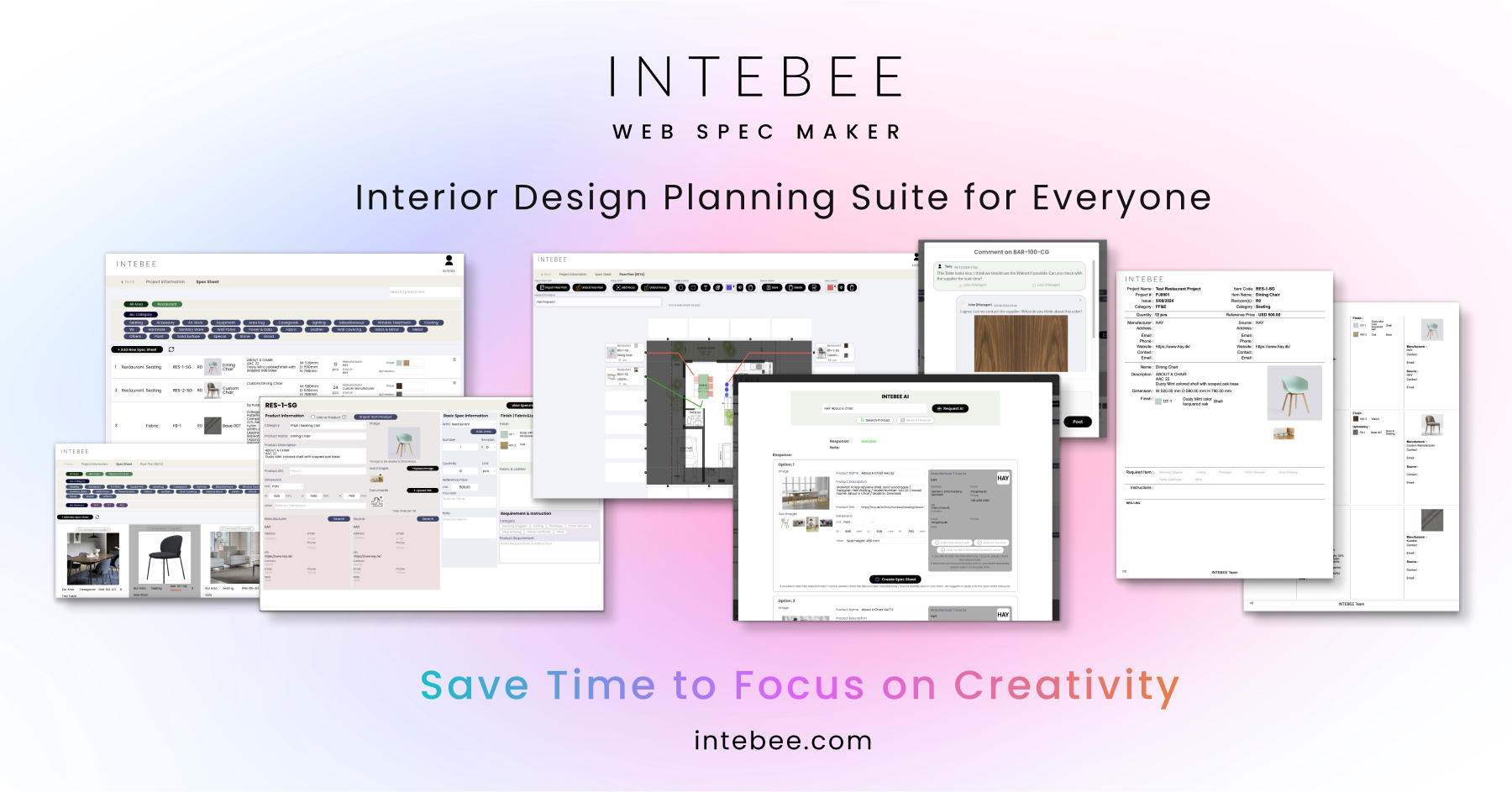 How to make Interior Design Product Specification - INTEBEE - Blog